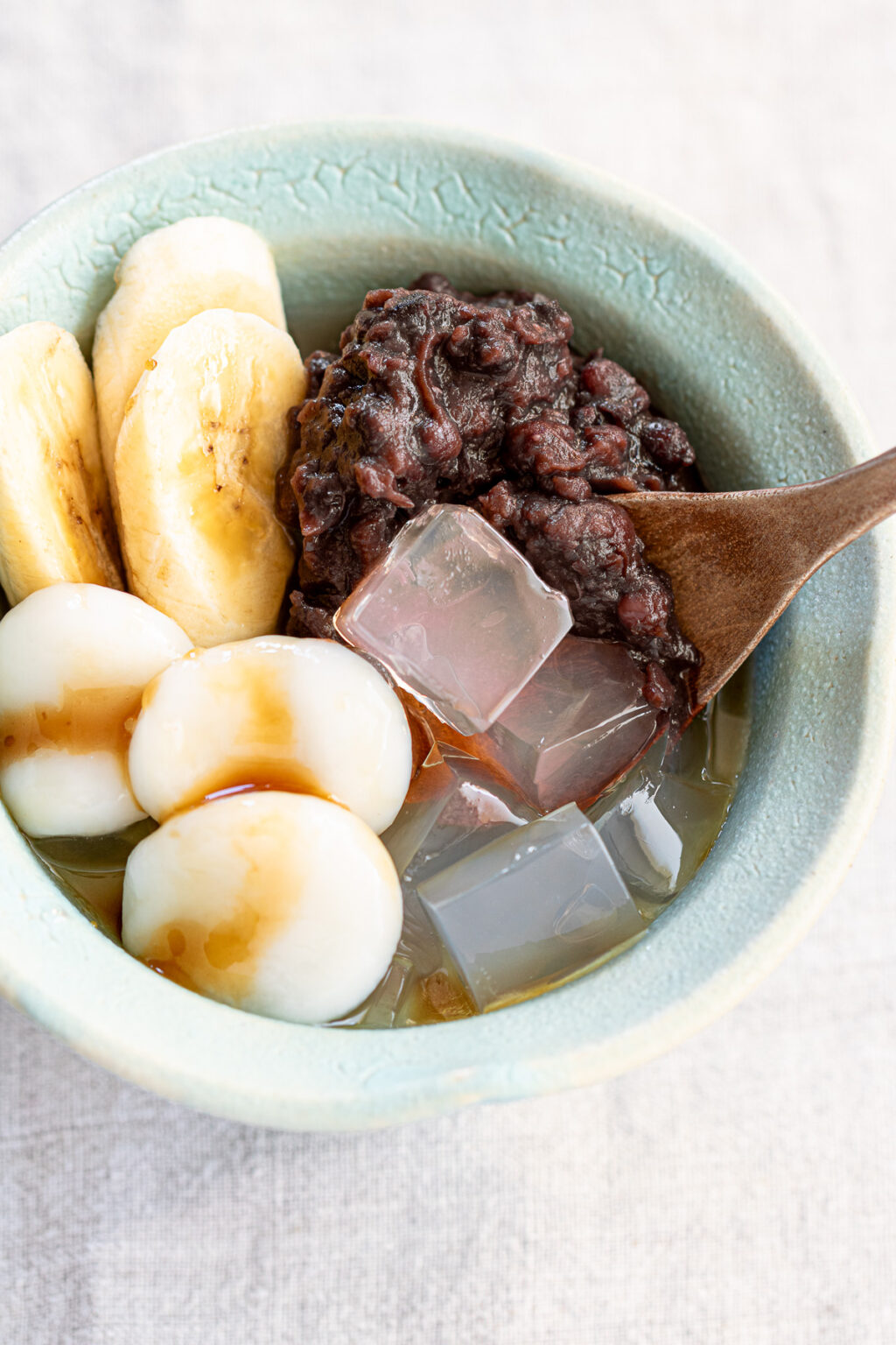 Vegan Shiratama Anmitsu with Homemade Kuromitsu | Easy Japanese Dessert